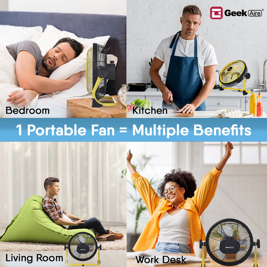 Buy Geek Aire 11 Inch Outdoor Fan - Rechargeable